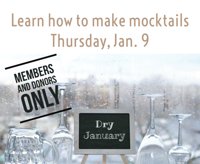 Dry January Mocktail Class | Oak Park River Forest Museum